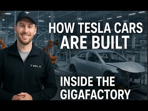 How Tesla Cars Are Built — Inside the Gigafactory #tesla - YouTube