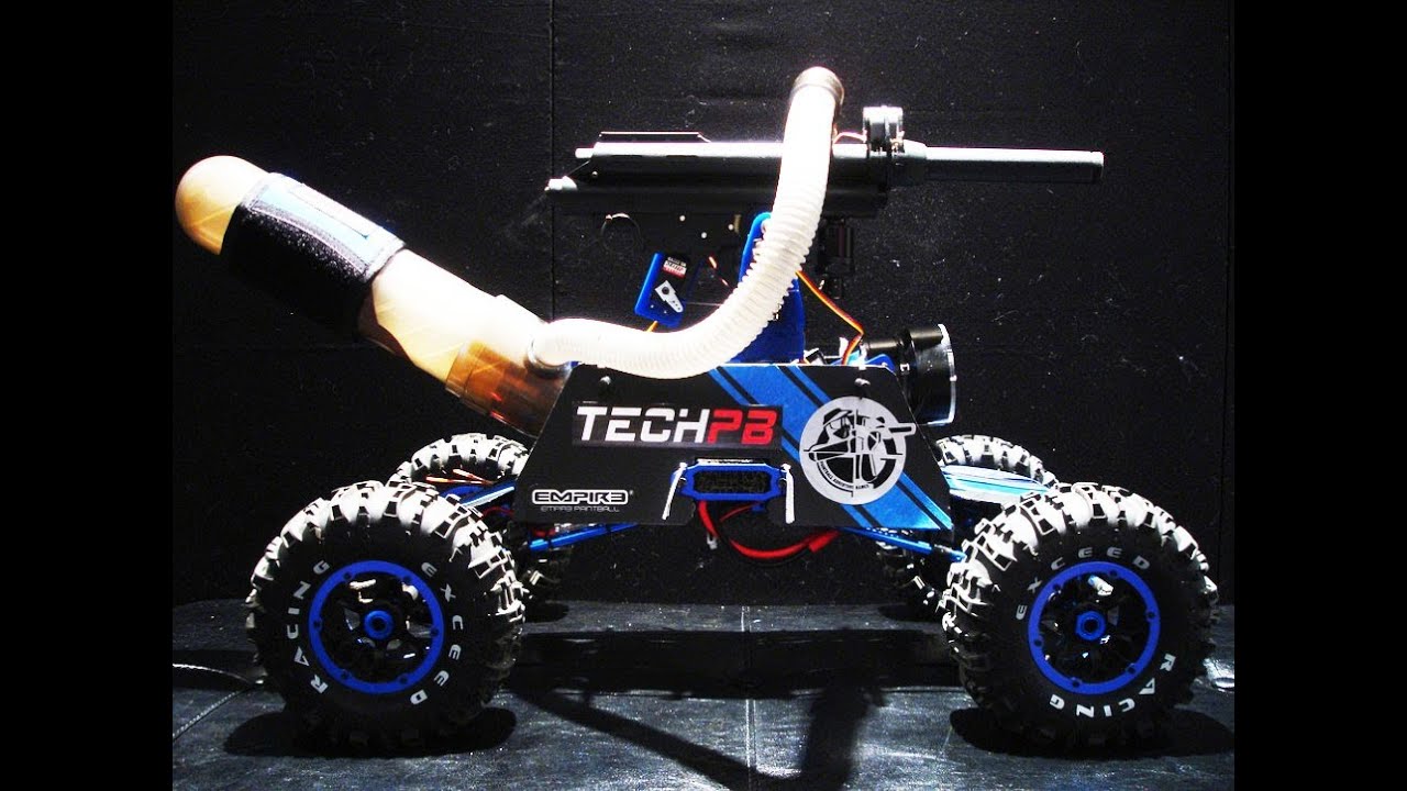 S-RAV: Paintball Scenario Remote Assault Vehicle - YouTube