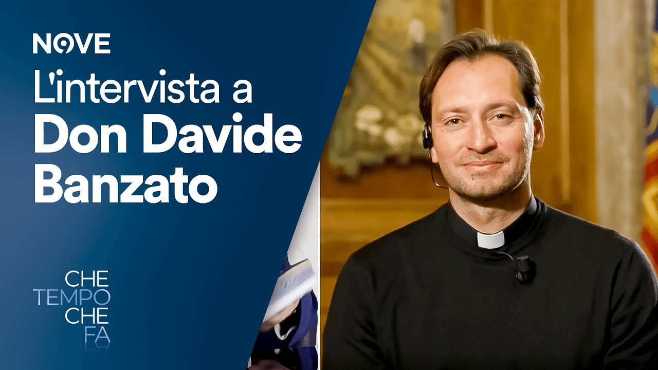 L'intervista a Don Davide Banzato | Che tempo che fa - YouTube