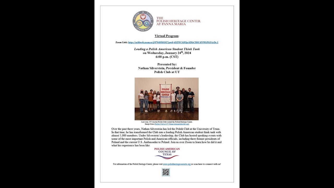 PHC Virtual Program Featuring Nathan Silverstein - YouTube