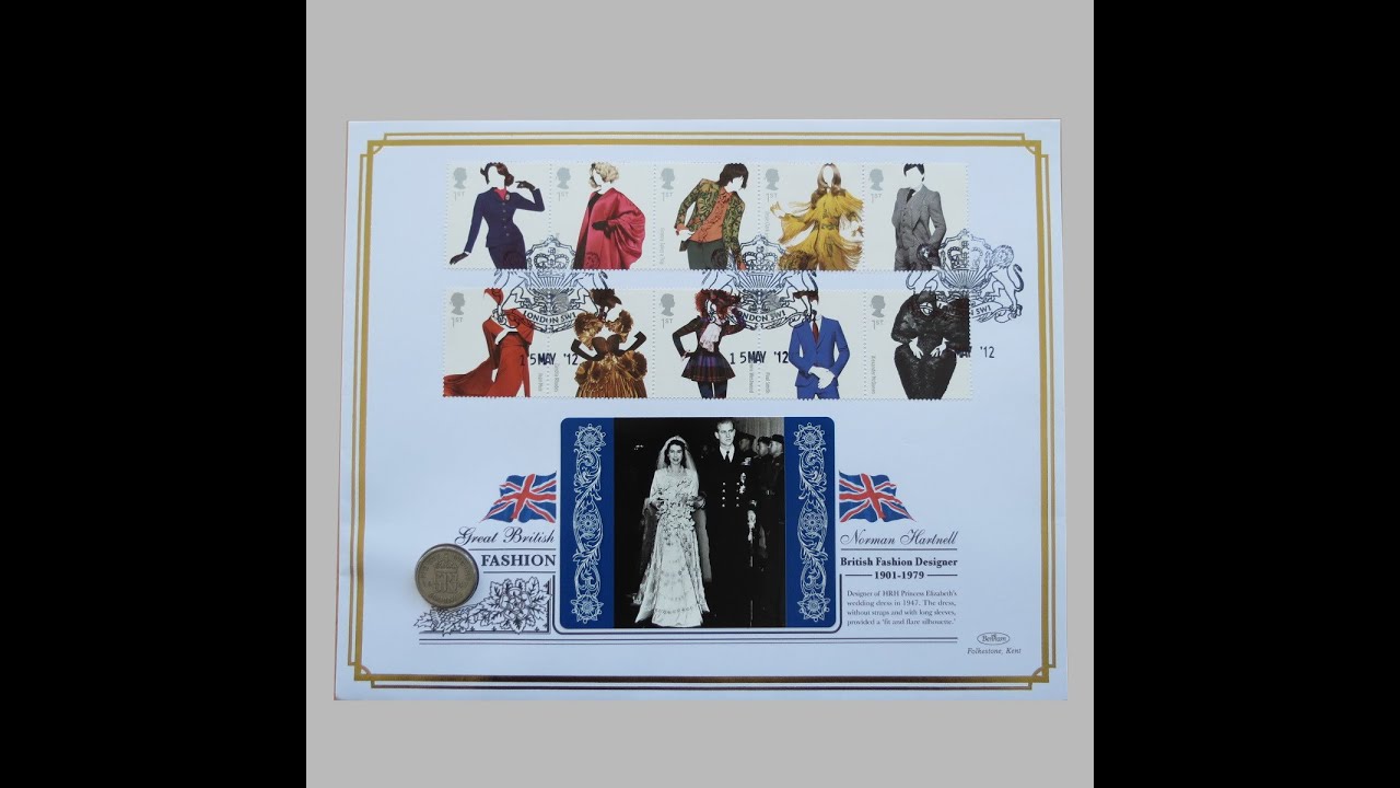 2012 Great British Fashion Sixpence Coin Cover - UK First Day Covers by ...