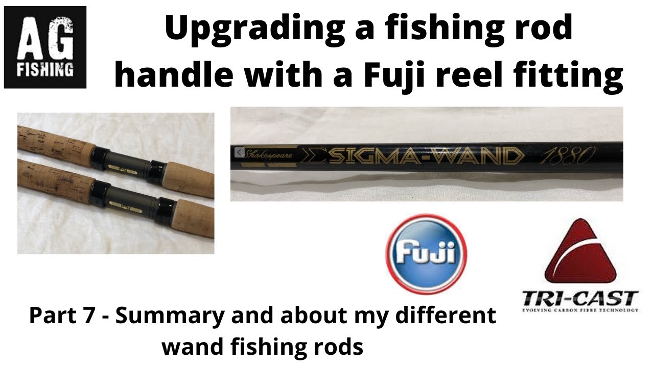 7: summary: handle/reel fitting upgrade on a Tricast coarse fishing rod ...