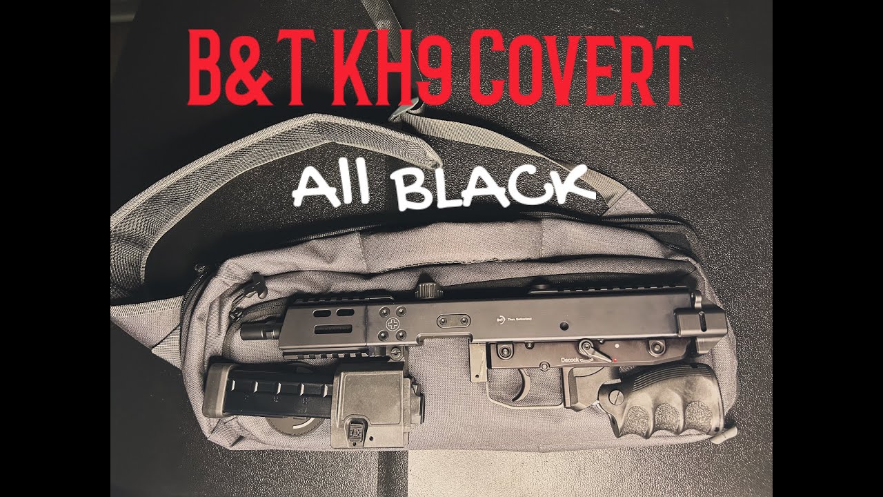 Unboxing the new all BLACK B&T KH9 Covert Pistol - YouTube