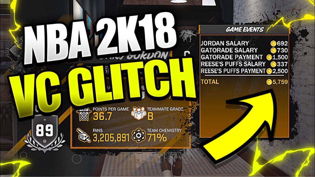 THE BEST VC GLITCH OUT NOW NBA 2K18!! - YouTube