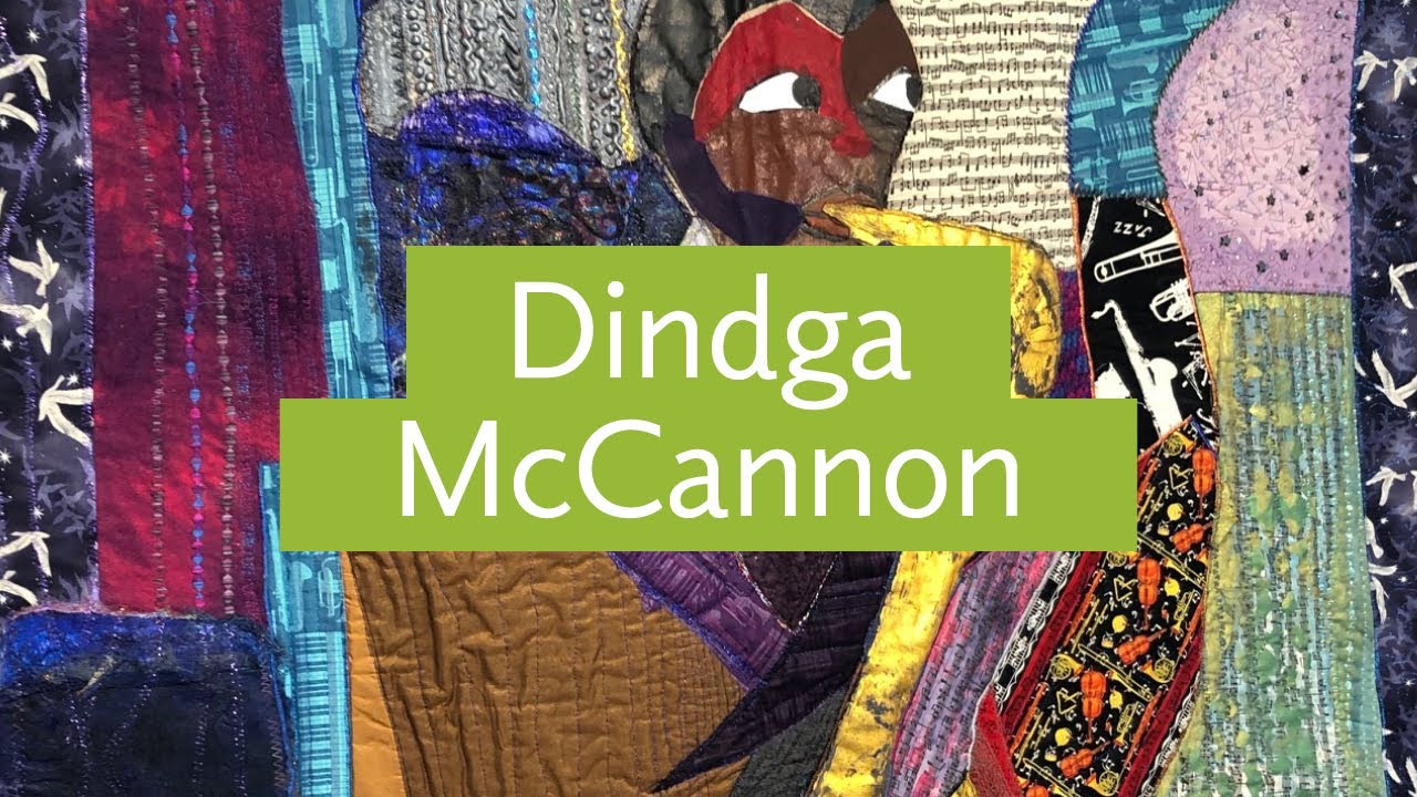 Dindga McCannon weaves histories through fabric - YouTube