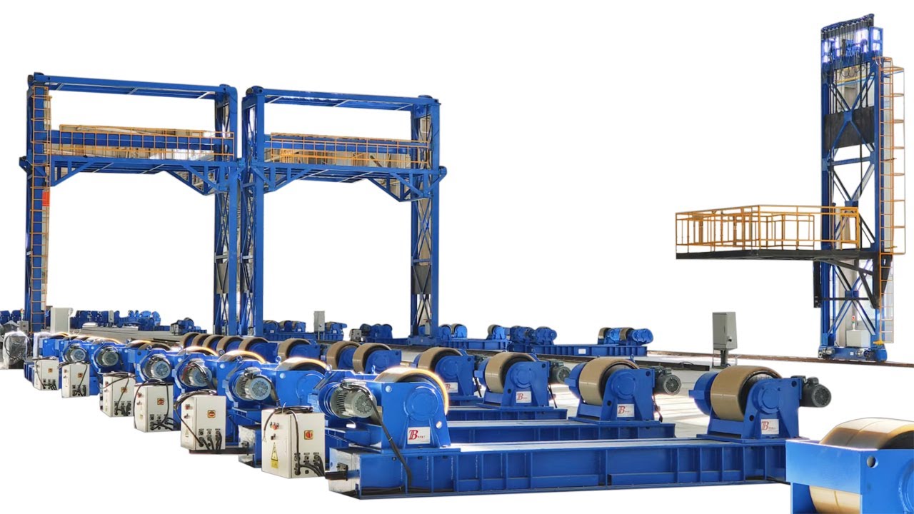 30 Ton Welding Rotator – Heavy-Duty Solution for Pipe & Vessel ...