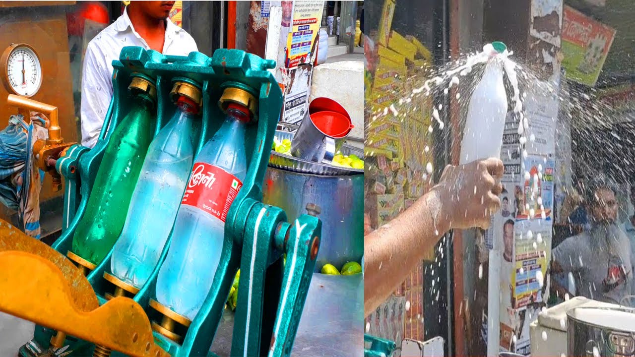 ইন্ডিয়ান লেমন সোডা এখন ঢাকার রাস্তায় | Indian Lemon Soda In Dhaka | Extreme Lemon Soda Making ...