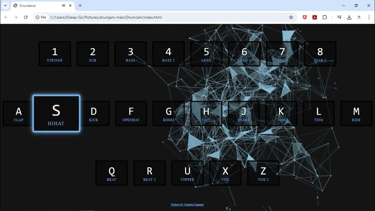 Drum Jam-Practice Html-CSS-Java Project - YouTube