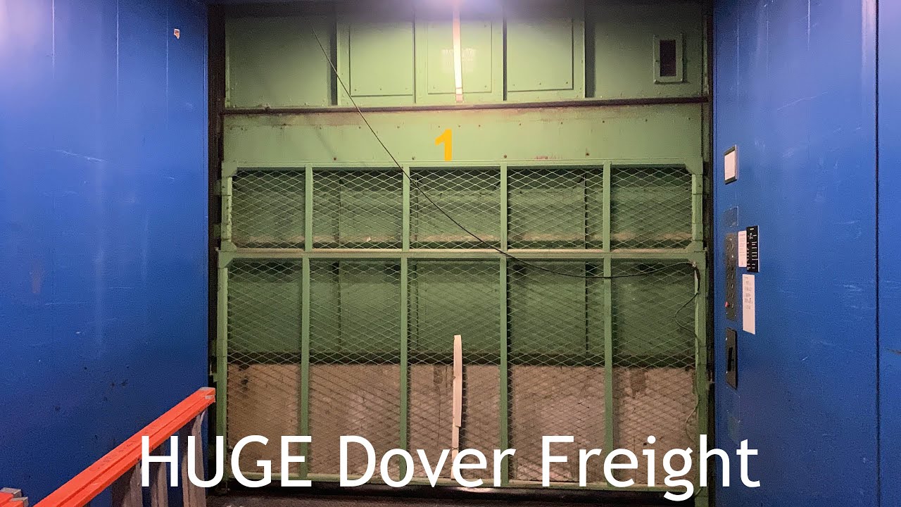 HUGE Dover Traction Freight Elevator - State Historical Building - Des ...