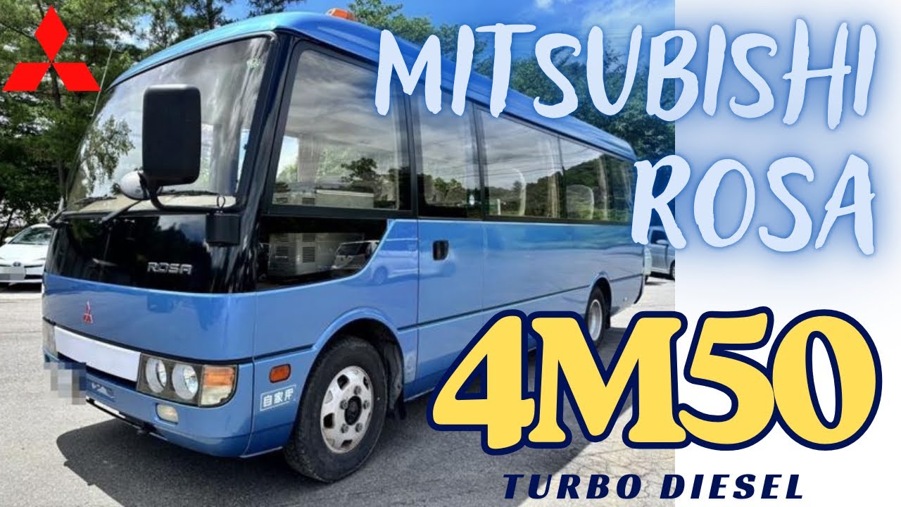 Mitsubishi Rosa Bus | 4M50 Turbo Diesel Engine | 29 Seater - YouTube