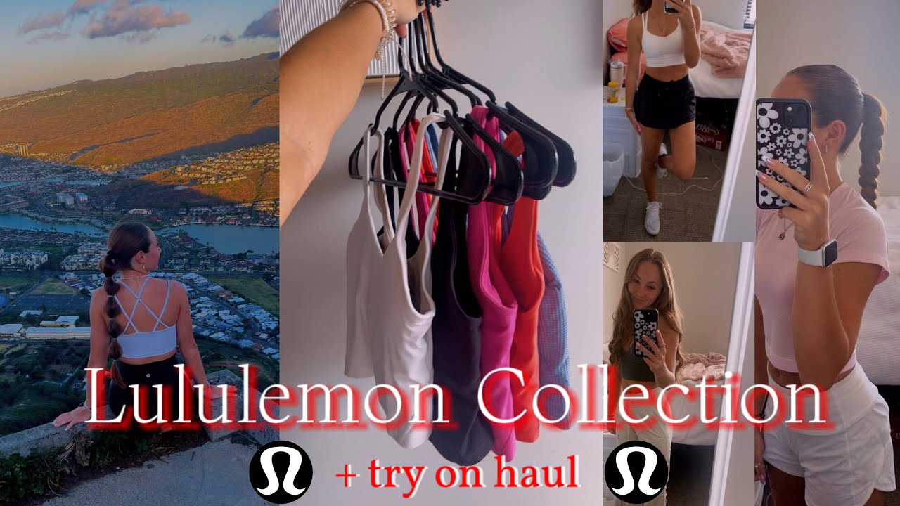 LULULEMON COLLECTION! + TRY ON *over $2,000 worth of lululemon...* - YouTube