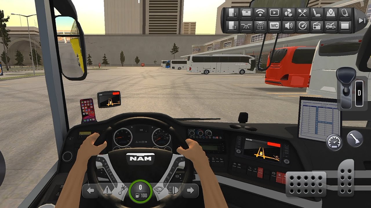 BUS||SIMULATOR||ULTIMATE GAMEPLAY||ANDROID||GAME - YouTube