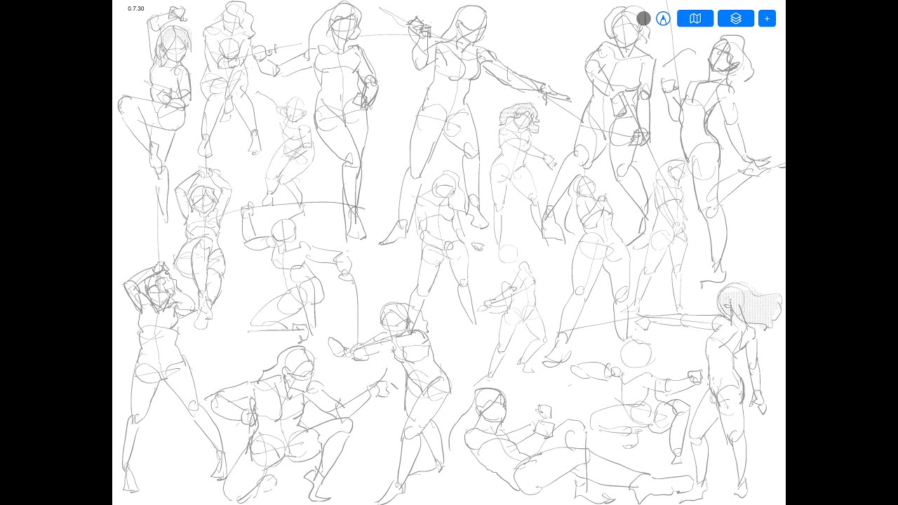 日課 https://quickposes.com 2024/06/11 - YouTube