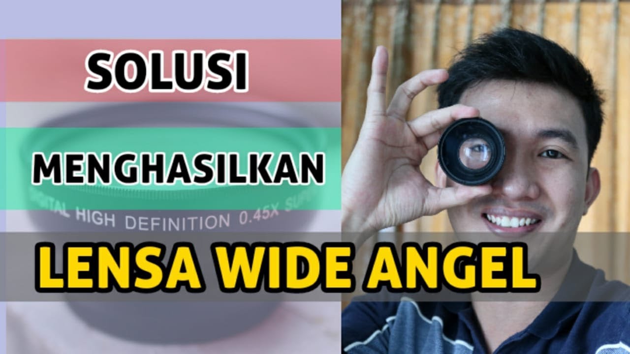 SOLUSI LENSA WIDE MURAH || SUPER WIDE ANGEL CONVERTER LENS WITH MACRO 0 ...