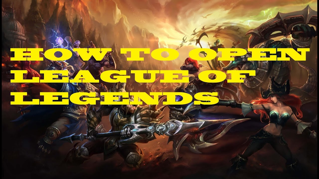 How to open League of Legends - Old Launcher - YouTube