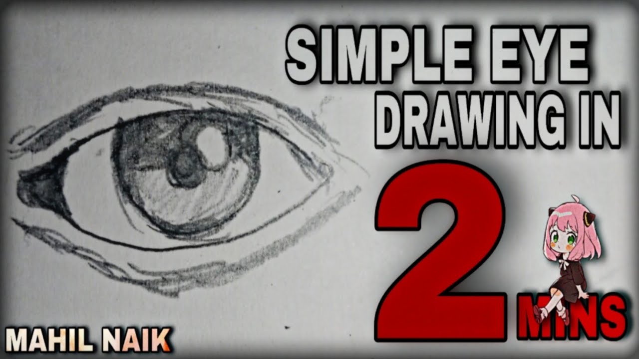 How To Draw A Simple Eye (Easy) | Pencil Art | Drawing Tutorial - YouTube
