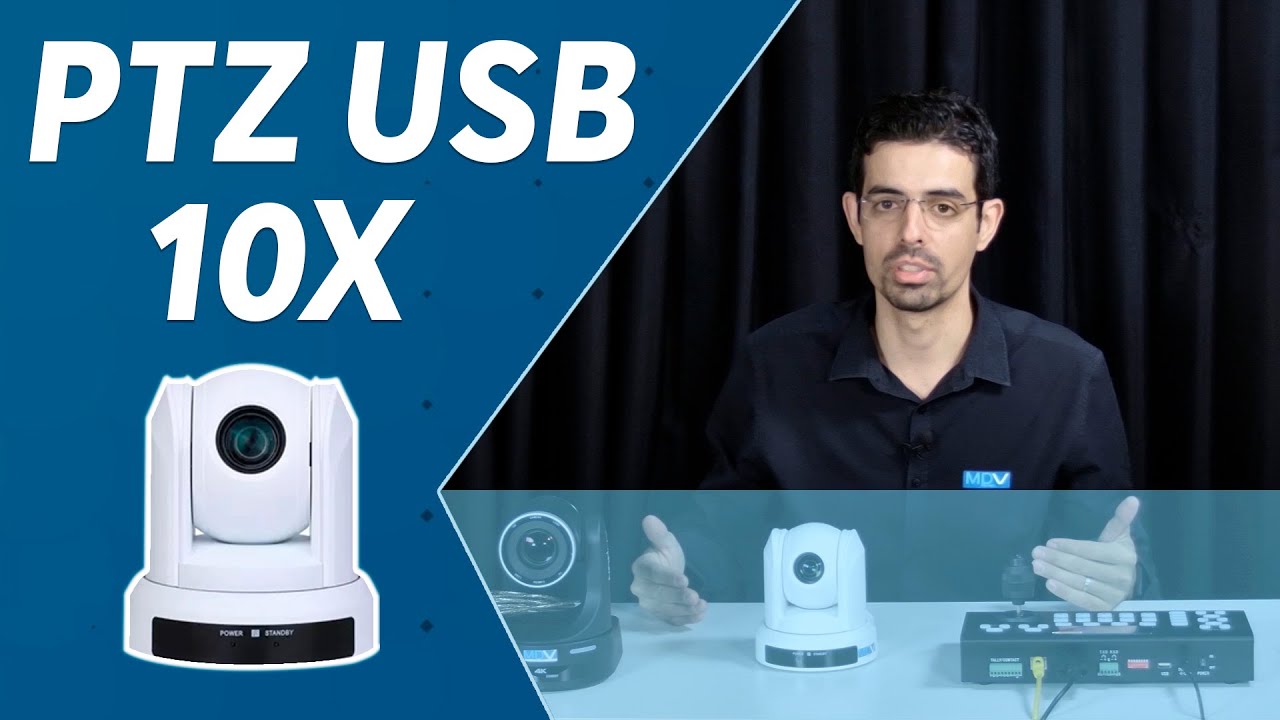 Câmera PTZ USB 10X - YouTube