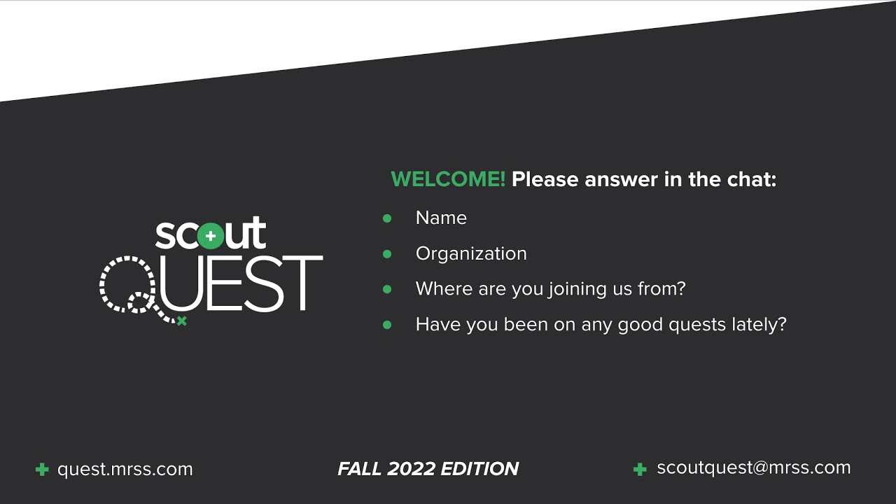 Scout Quest Roundtable: Fall 2022 Edition - YouTube