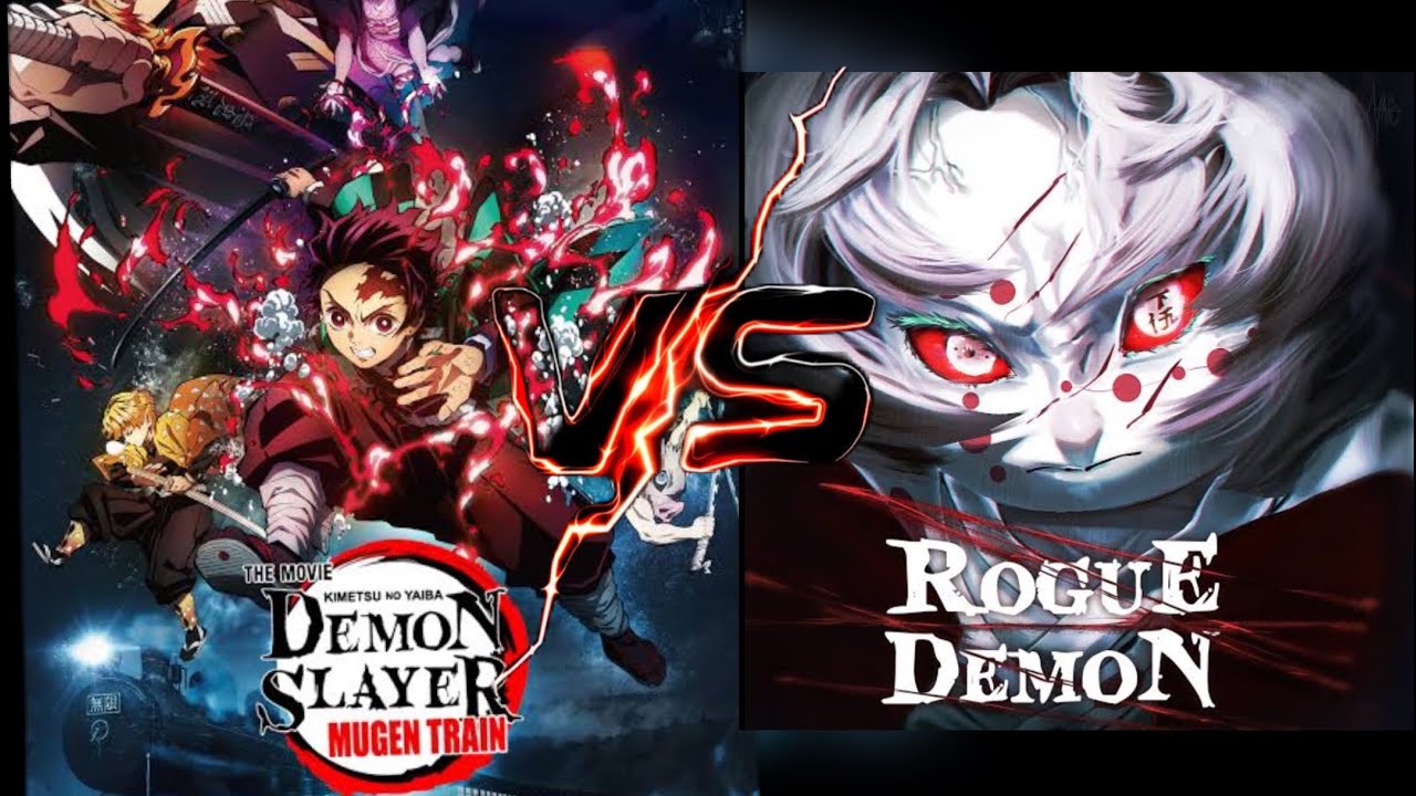 All atacks of demon slayer vs rouge demon - YouTube