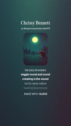 Chrissy Bennett (CALLUMS CORNER SUNO AI COVER) - YouTube