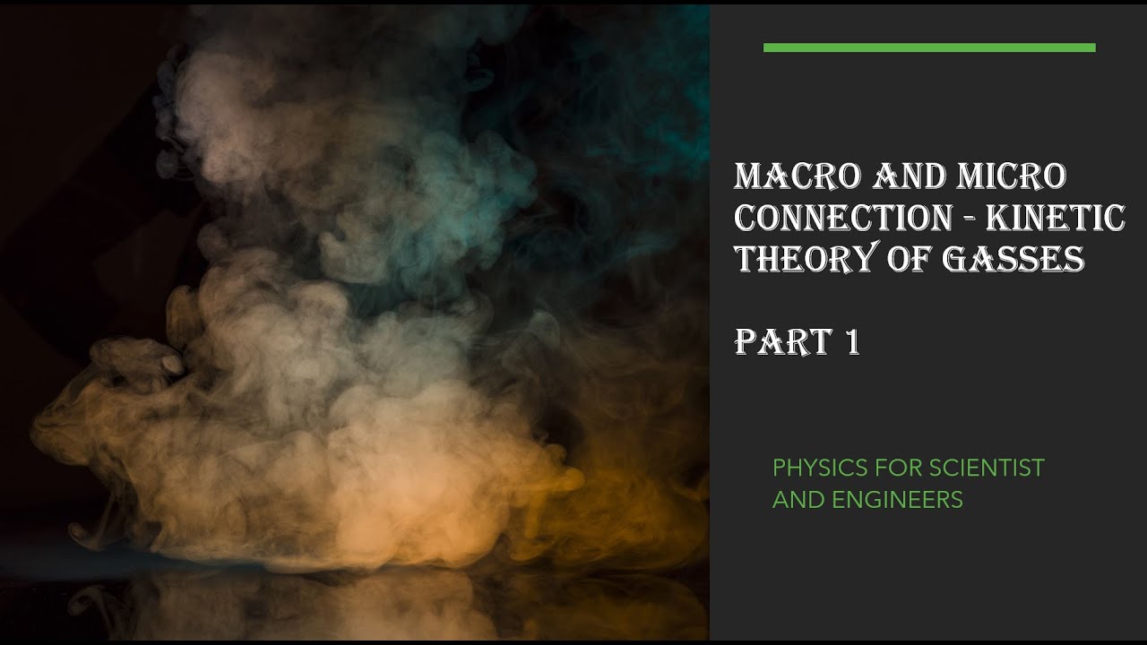 Macro and Micro Connection Kinetic Theory of Gasses ~ Part 1 - YouTube