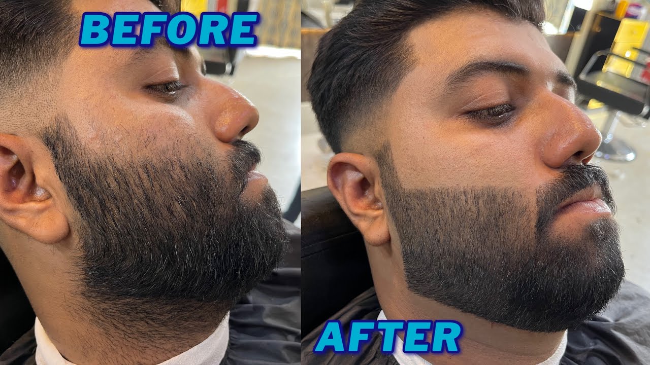 New Easy Beard Shaping Trick🔥|L Shape Beard Set Karny Ka Trika😎 - YouTube