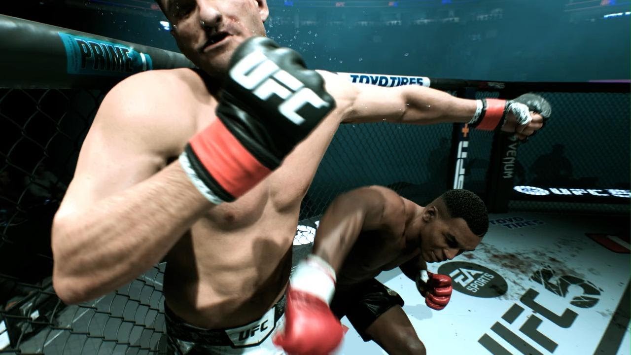 Mike Tyson in the 'UFC 5' Octogon/PS5... - YouTube