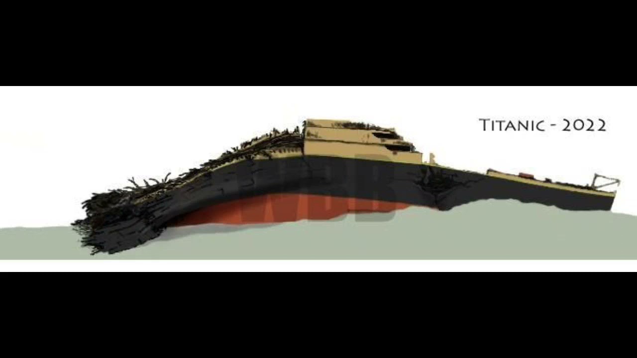 The decaying wreak of the titanic timelapse - YouTube
