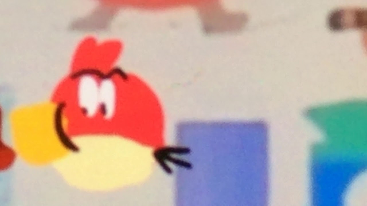 Angry birds red chuck and bomb goes to a party - YouTube