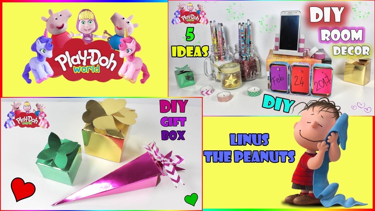 DIY COMPILATION | Room Decor | A Gift Box | The Peanuts Linus And His ...
