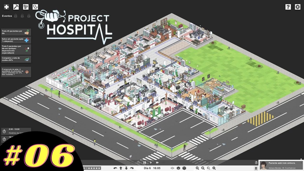 Project Hospital Gameplay PT-BR #06 - Instalando a Ala de Internação na ...