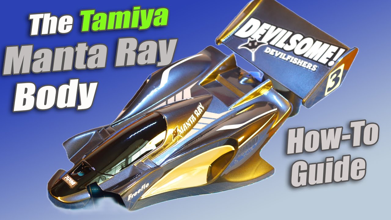 How To Do The Tamiya Manta Ray Bodywork: Cut, Paint & Decal an RC Lexan ...