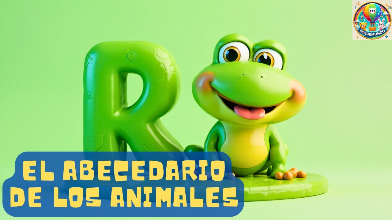 El Abecedario de los Animales 🐾 | Canción Infantil con Animales en 3D ...
