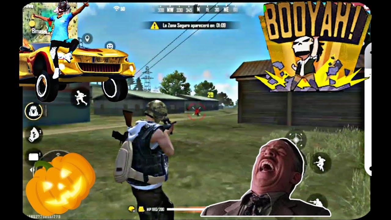 Jugando free fire por primera vez en 2021 haciendo booya/ Robi Games ...