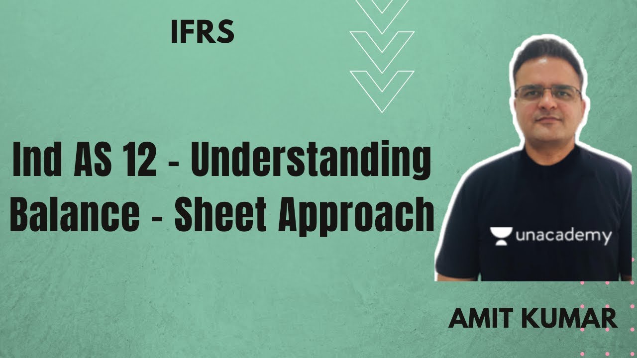 Ind AS 12- Understanding balance Sheet Approach | CA Final - Amit Kumar ...