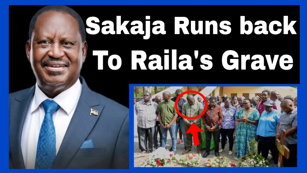 Crying Sakaja Runs Back to Raila's Grave in Siaya as impeachment loads ...
