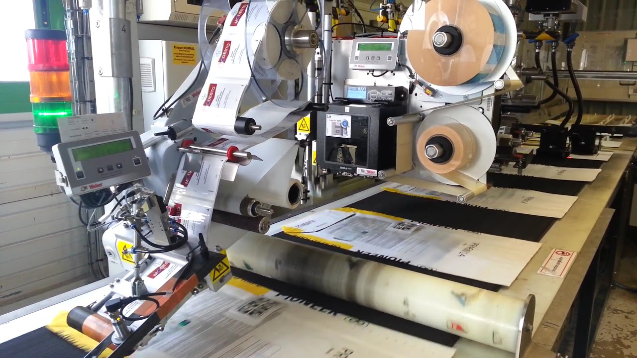 Automatic, Print & Apply Booklet Label Application - YouTube