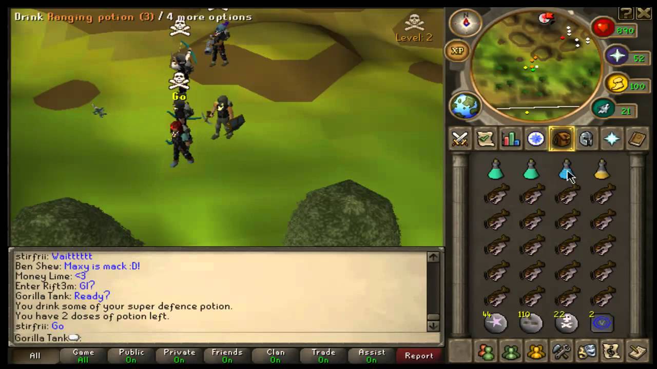 Gorilla Tank - Range Tank - Runescape - Pking with Live Commentary #7 ...
