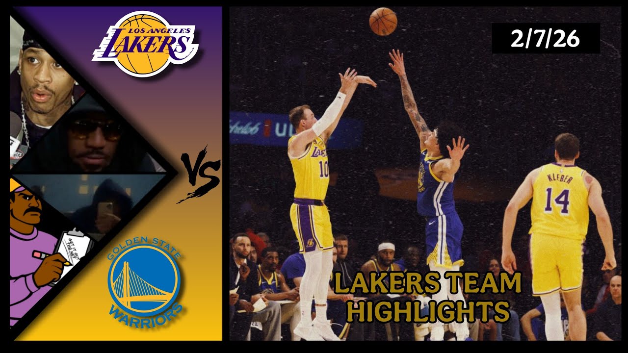 Lakers Team Highlights vs Warriors reaction W/ Coaches Den - YouTube