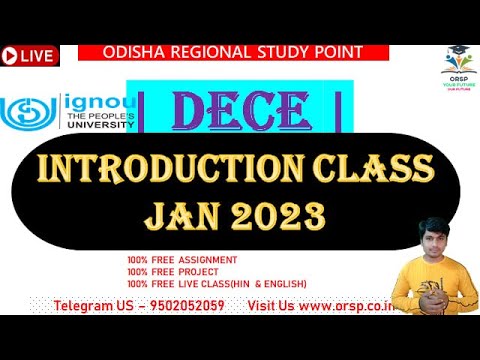 | DECE INTRODUCTION CLASS FOR JAN 2023 STUDENTS | DECE | JAN 2023 ...