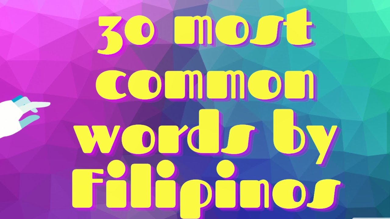 ENGLISH/FILIPINO |COMMON FILIPINO WORDS | GRADE 3| TCHR LEON TV - YouTube