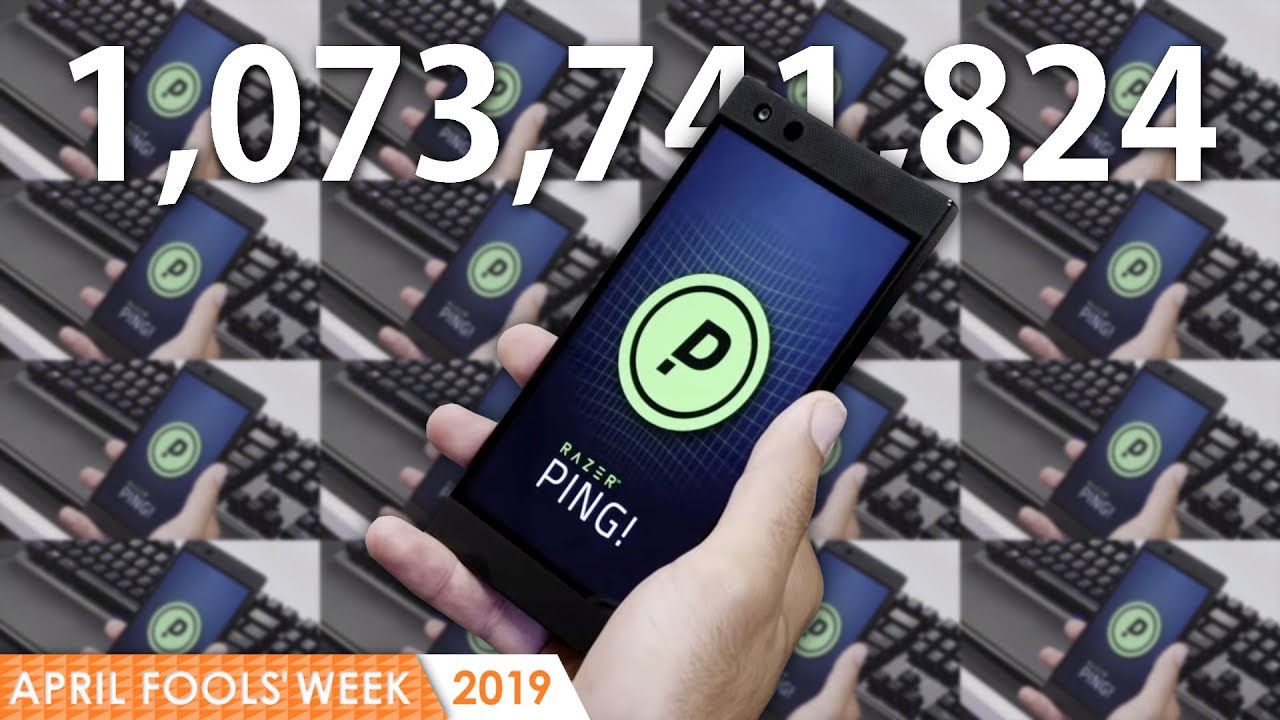 RAZER PING! - 1,073,741,824 times | April Fools' Week 2019 | 4k - YouTube