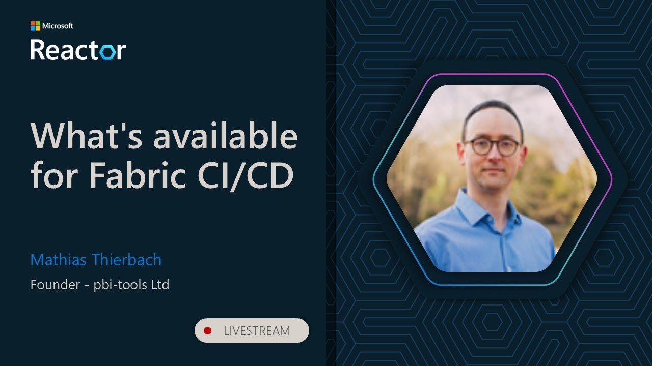 What's available for Fabric CI/CD - YouTube
