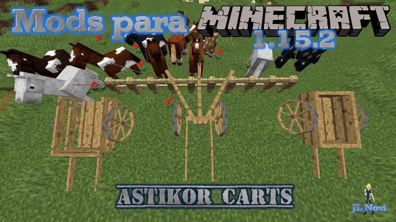 Mods para Minecraft 1.15.2 Astikor Carts - YouTube