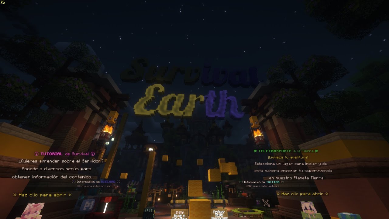 Tratando de hacer dinero en un mi servidor favorito de minecraft Zafirocraft survival earth ...