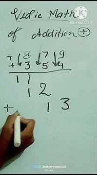 Vedic math l Addition with Vedic math l Vedic math addition #youtube #education - YouTube