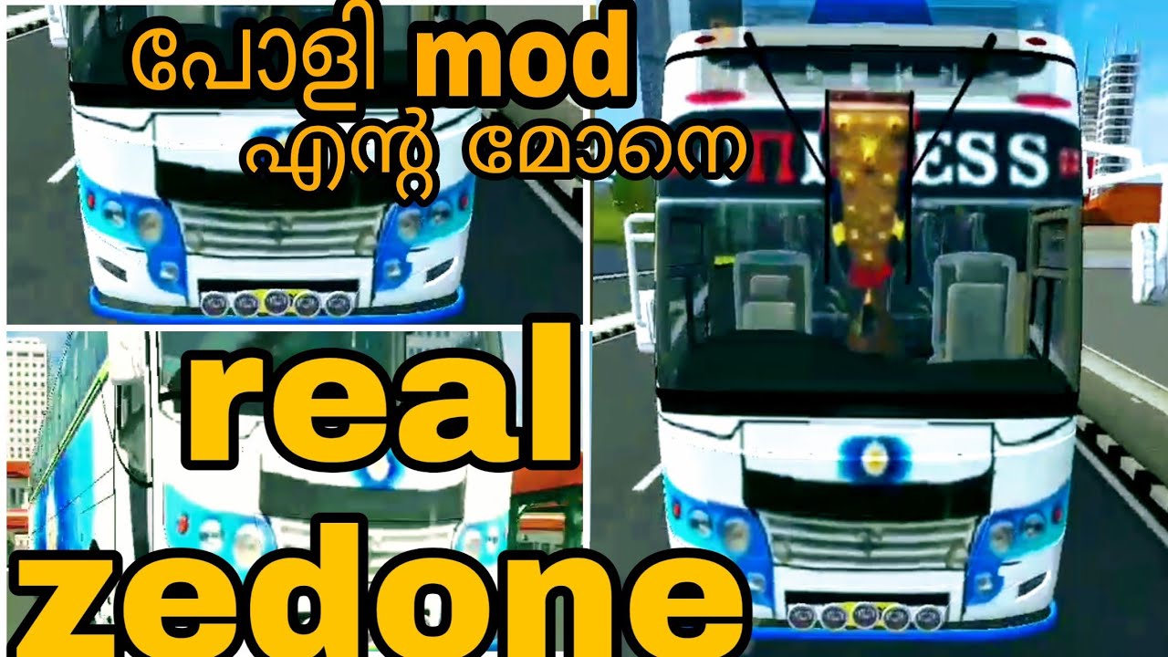 real ZEDONE mod ..oneness difender...bus simulator Indonesia mod ...