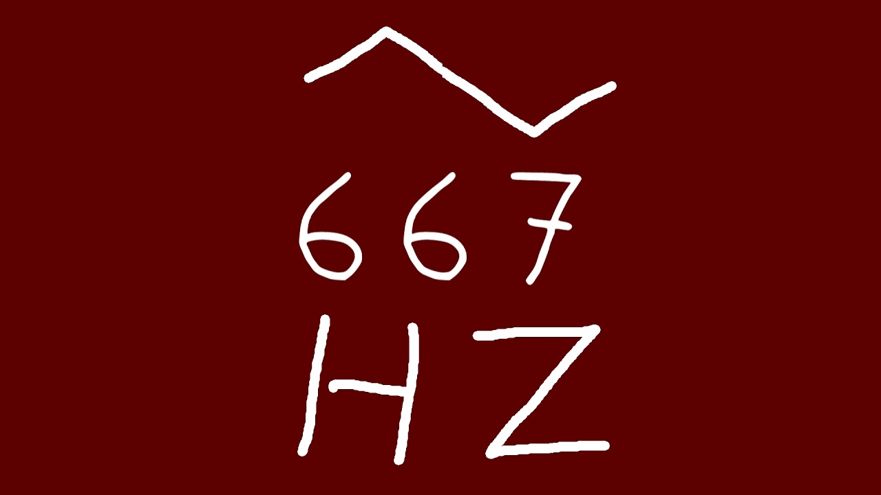 667 hz triangle - YouTube
