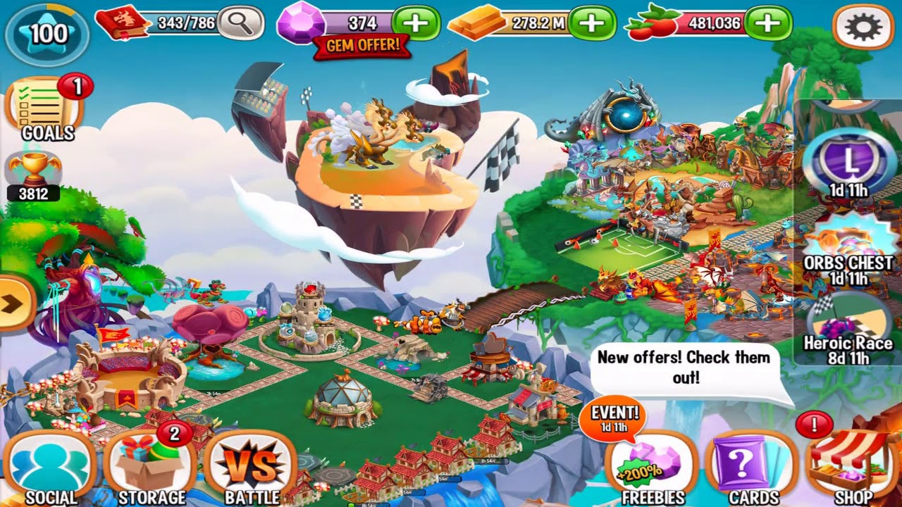 Dragon City Heroic Race High Celestial Dragon Lap 5 Node 4 Missions ...