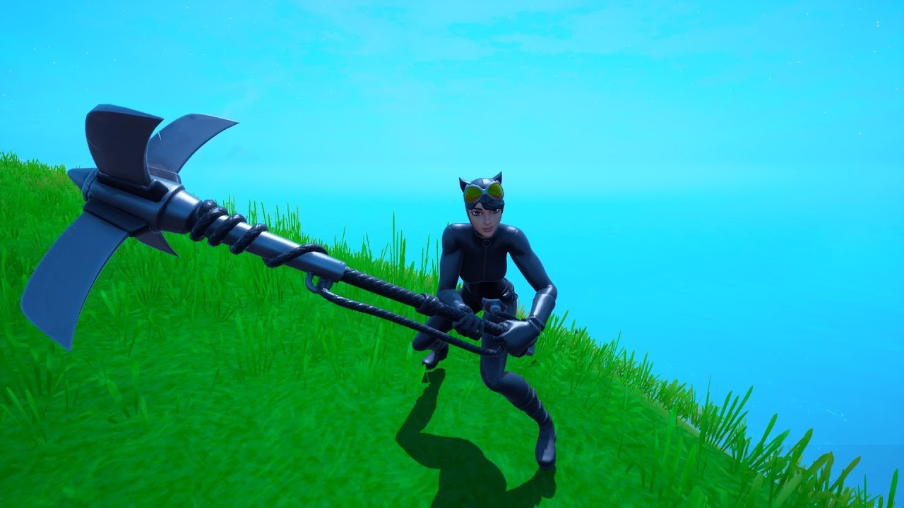 New “CATWOMANS GRAPPLING CLAW” Pickaxe Gameplay In Fortnite! - YouTube